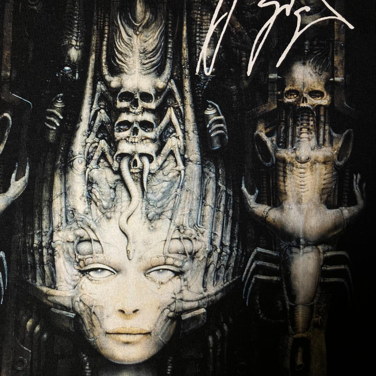 LI II HR GIGER UNSEX GILDAN BRAND TEE HEAVY COTTON... | Depop