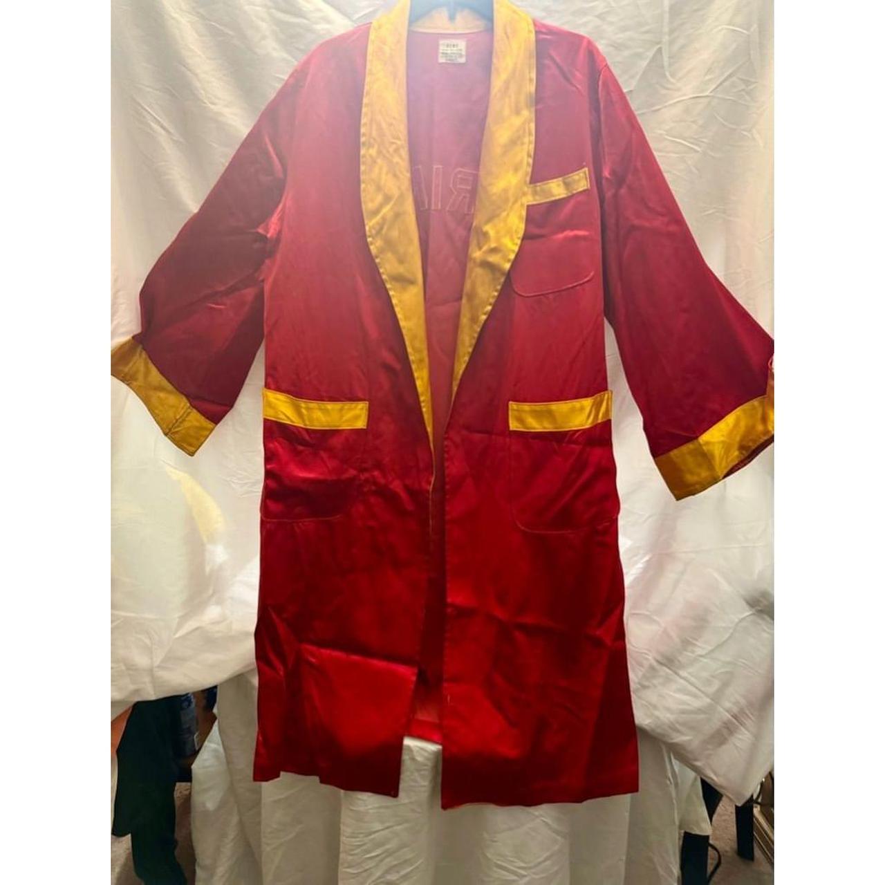 VTG 1950’s USMC Red & Yellow Satin Boxing Robe.... - Depop