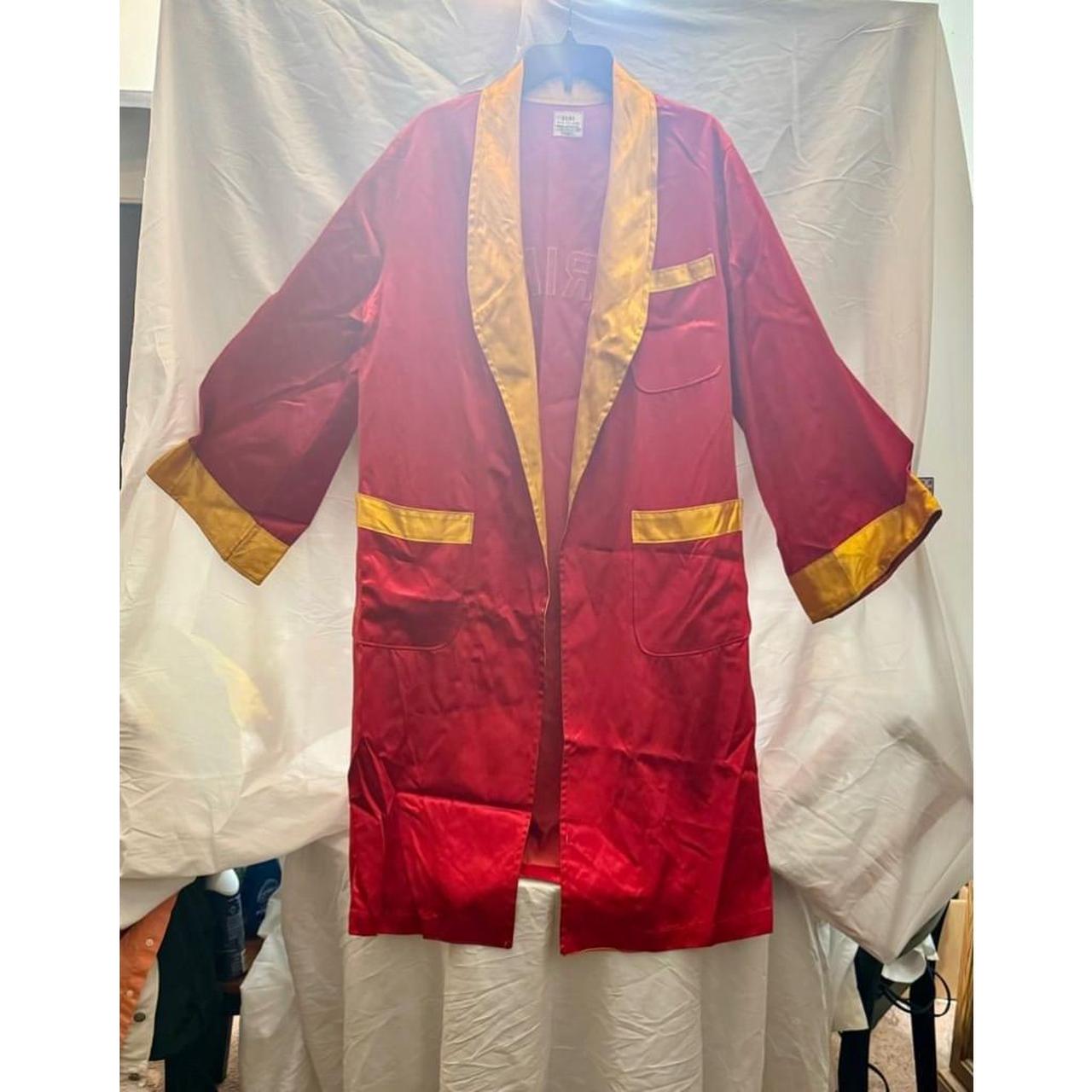 VTG 1950’s USMC Red & Yellow Satin Boxing Robe.... - Depop