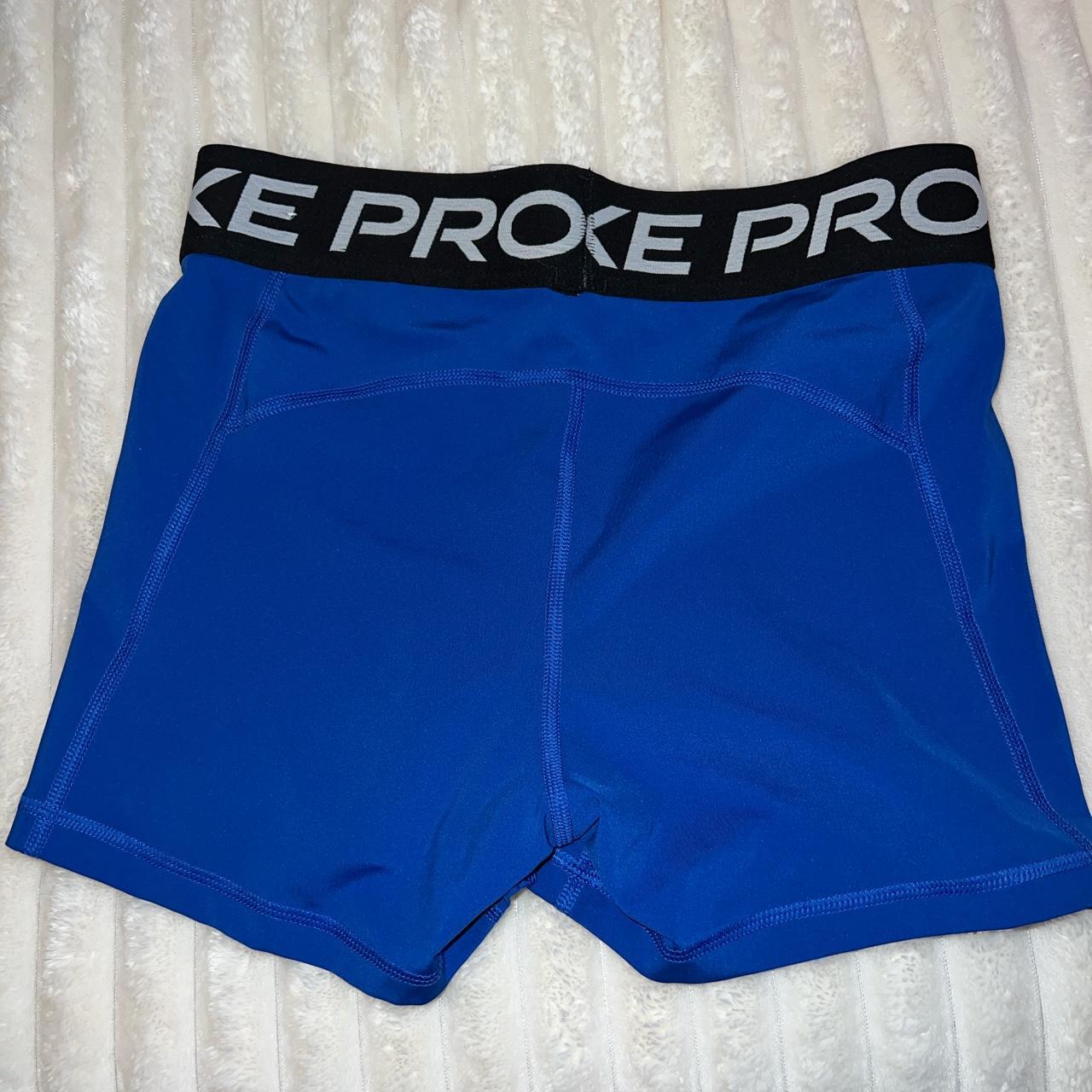 Blue Nike pros - Depop