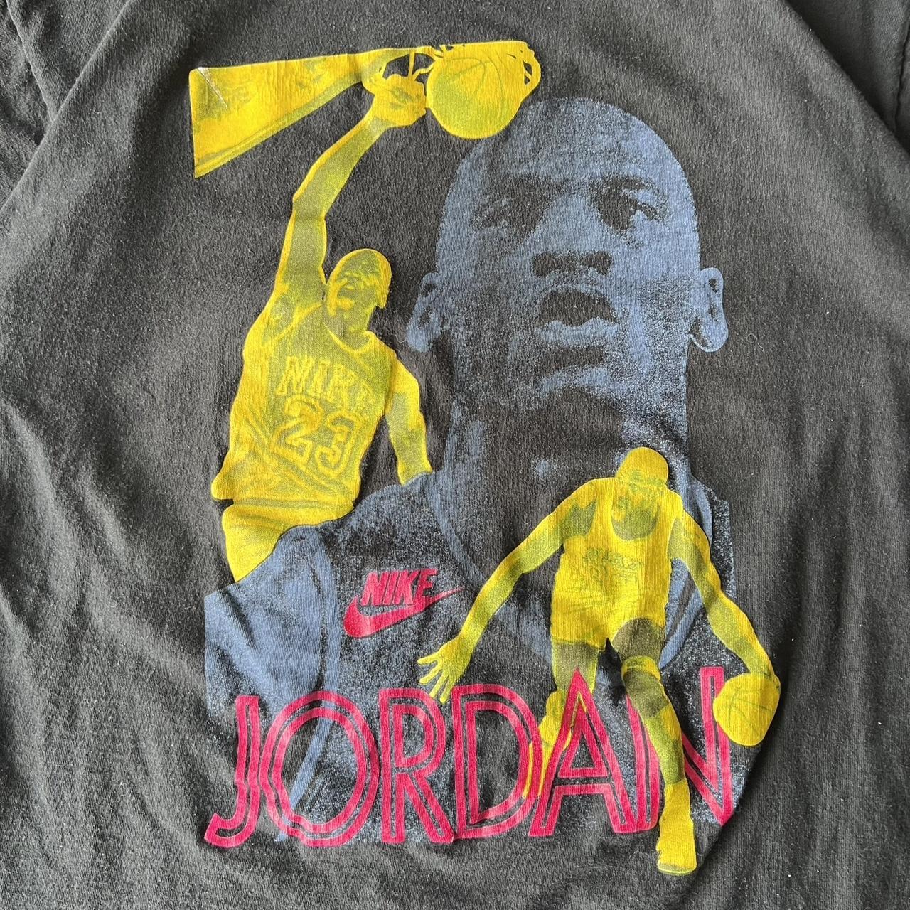 Vintage Nike Air Jordan Rap T-shirt NO... | Depop