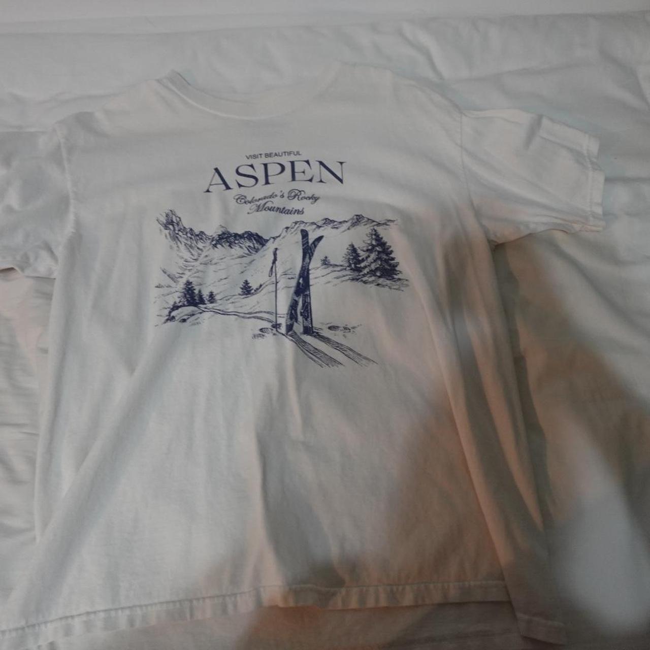 aspen colorado graphic tee pacsun fits size s-m a... - Depop