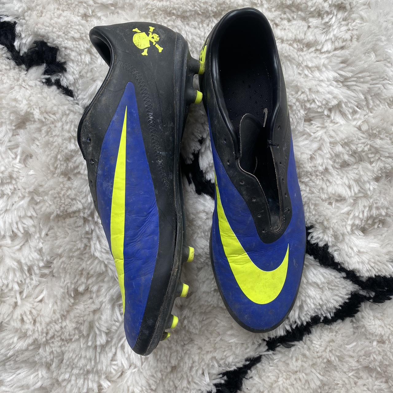 Nike football boots Size UK 8 Crazy colourway No... - Depop