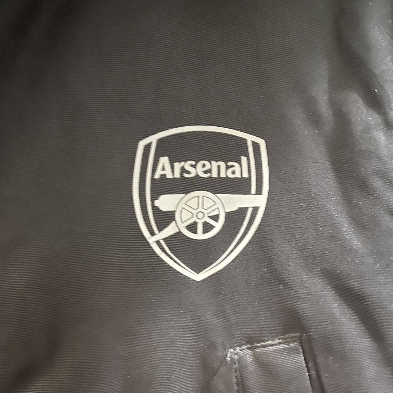 Arsenal Puffer Parka Jacket Size L, never worn,... - Depop