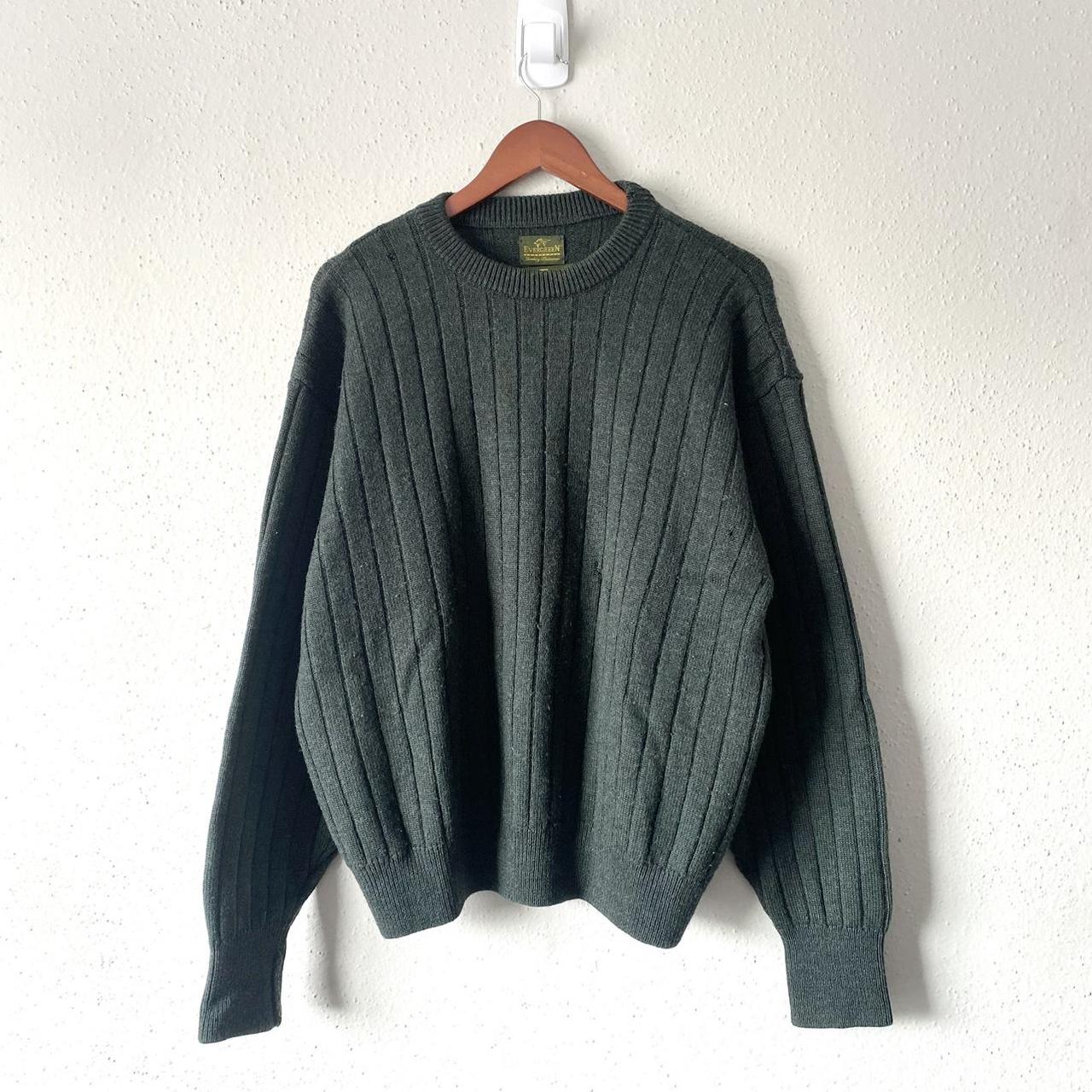 Evergreen Wool Sweater Size: Mens Large Condition:... - Depop