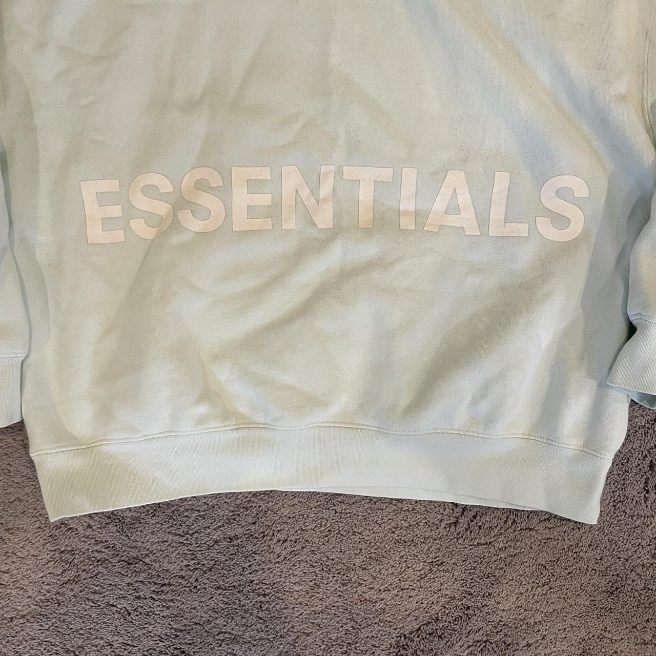 Essentials light blue hoodie from the UK collection | Depop