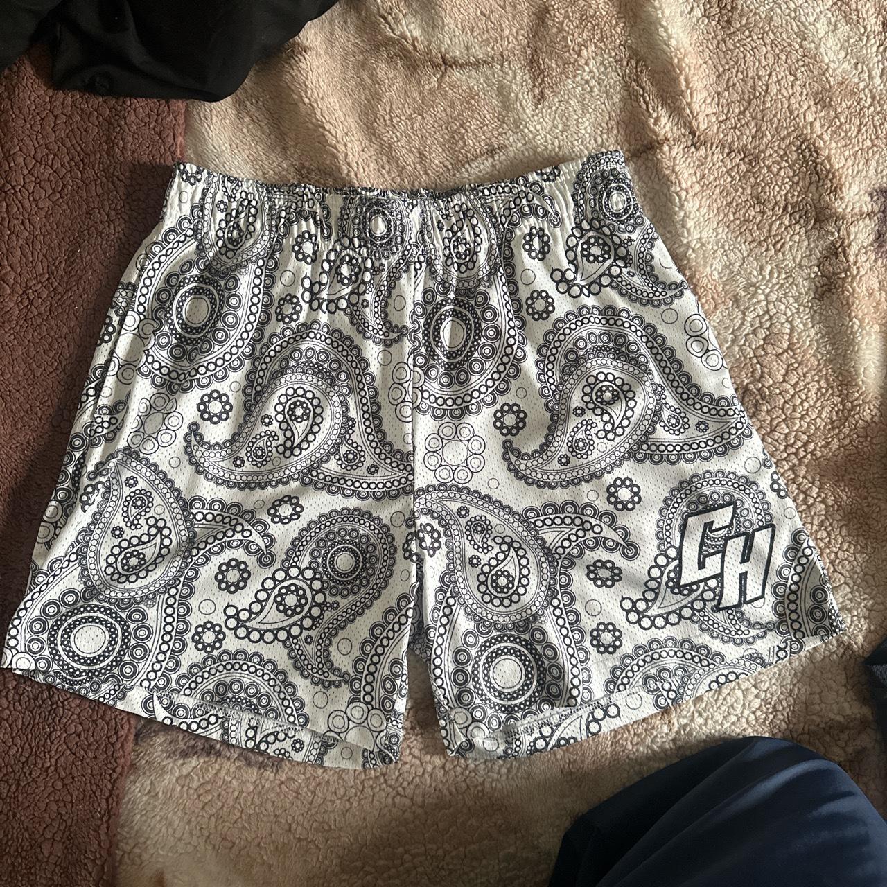 Paisley Common Hype Shorts -Size L Men -Worn... - Depop