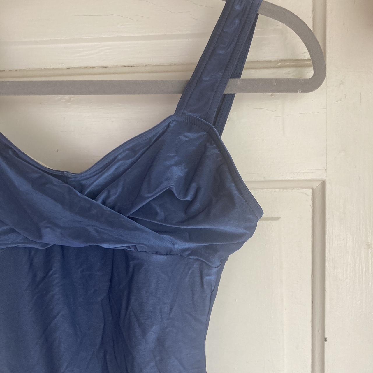 Blue leotard 🫐 Pretty blue leotard with a twist in... - Depop