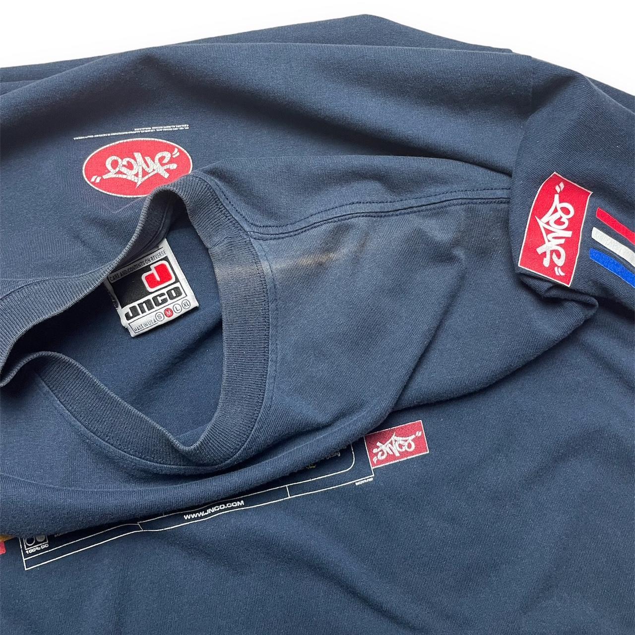 early 2000s JNCO long sleeve, some fading on... - Depop