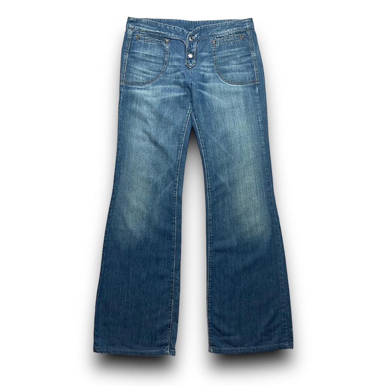 2000s diesel flared/ baggy cowgirl women’s jeans,... - Depop