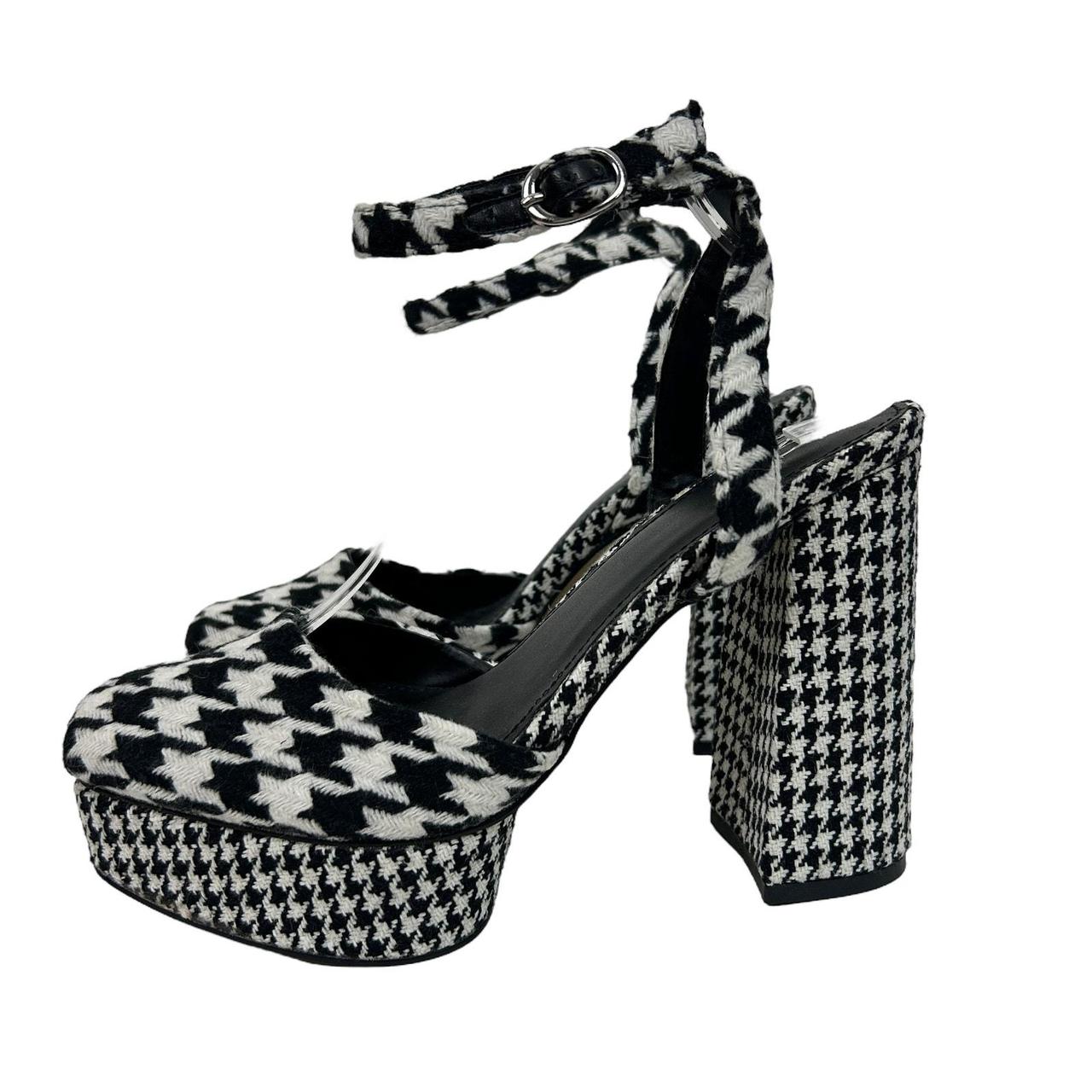 New York and Company Laylani Houndstooth Platform... - Depop
