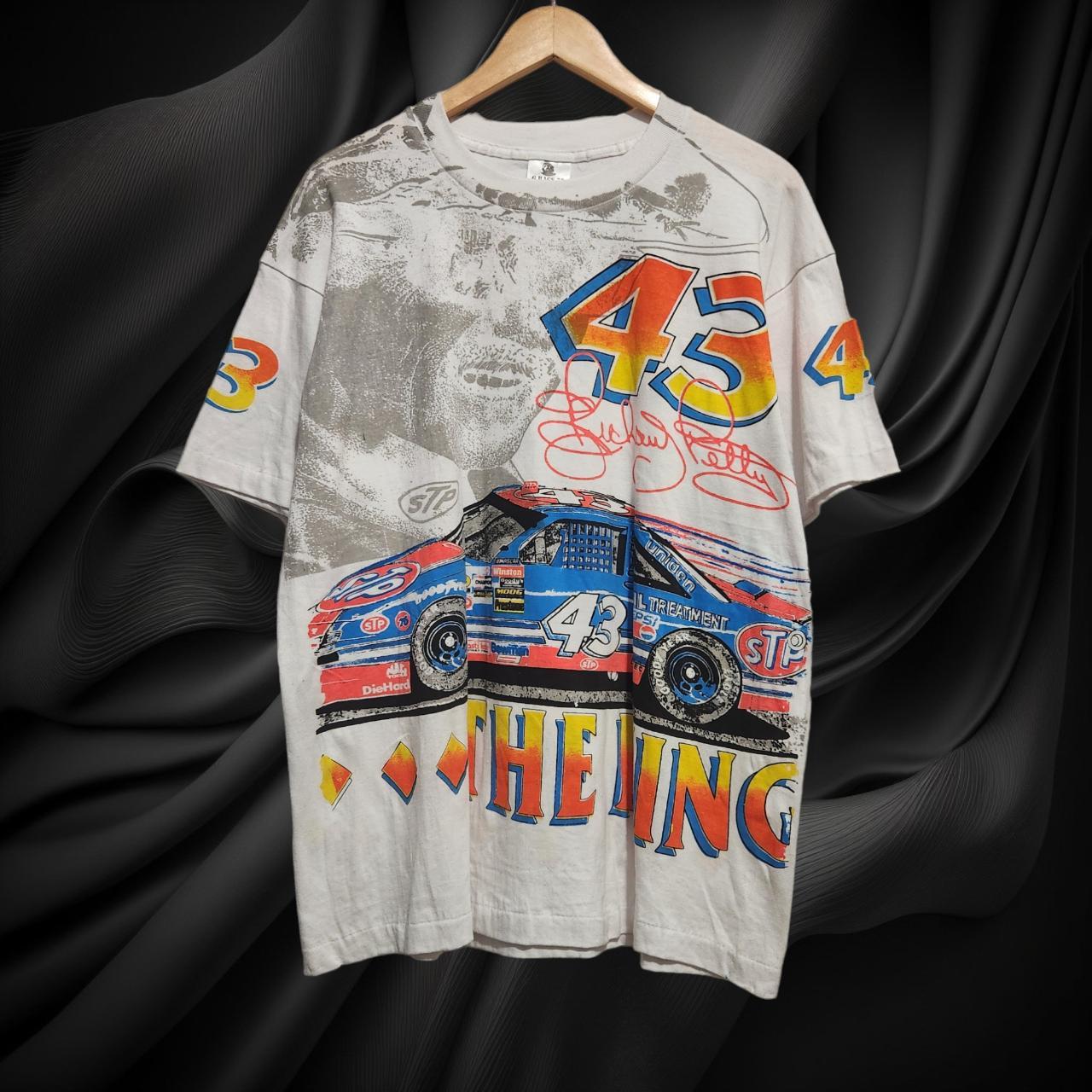 Vintage Nascar Richard Petty The King AOP Tee Size:... - Depop