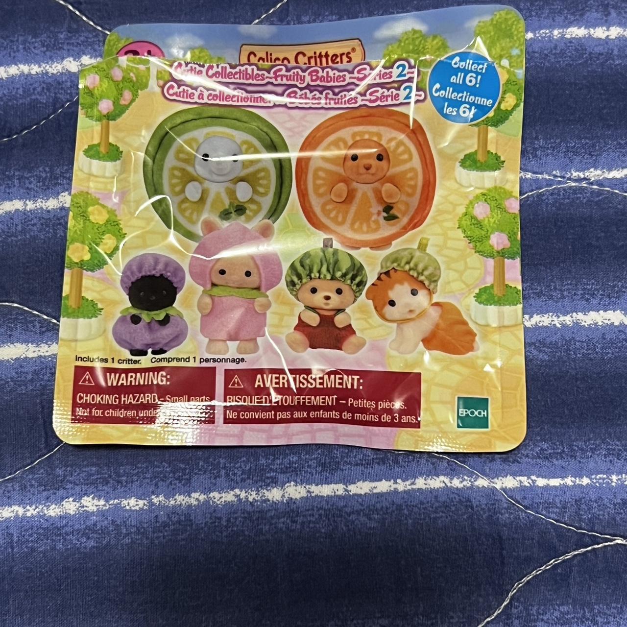 slide for reveal calico critter fruity babies fruit... - Depop
