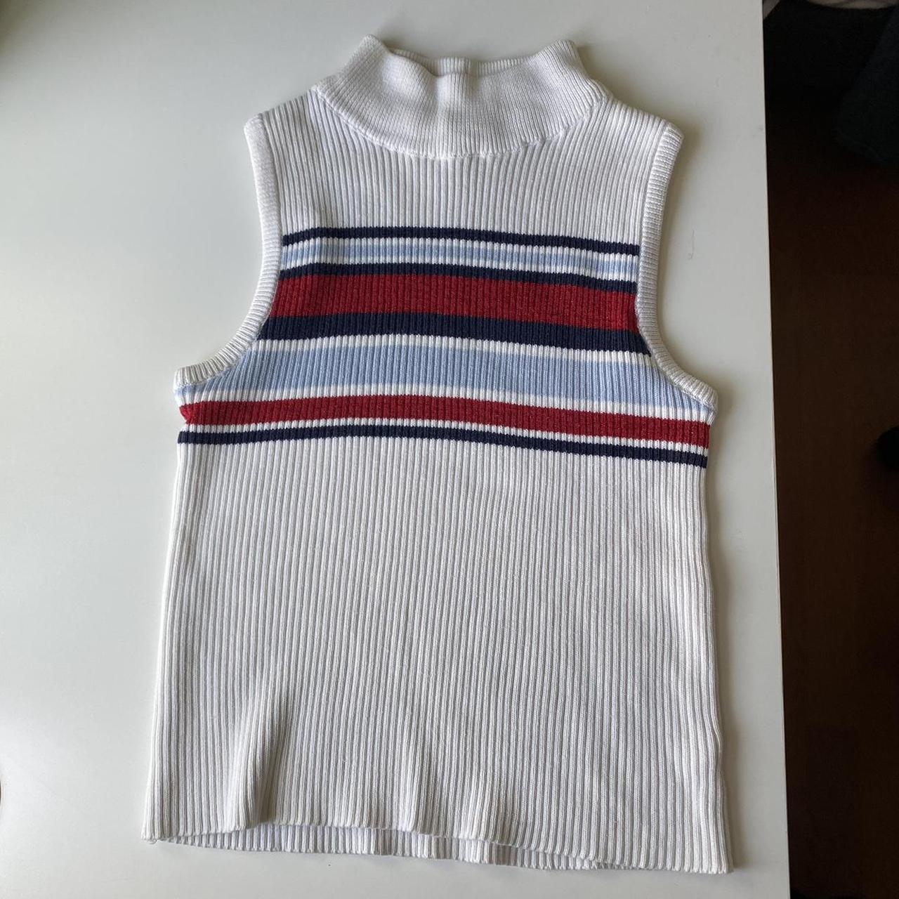 Limited Too Women's Red and Blue Top | Depop