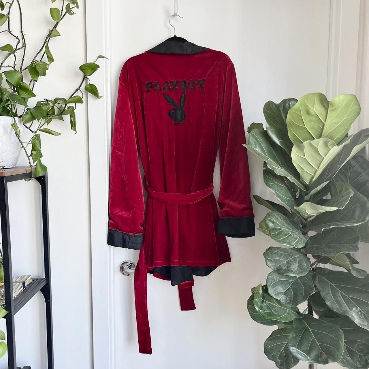 Hugh Hefner playboy red velvet smoking robe 🖤 Tag... - Depop