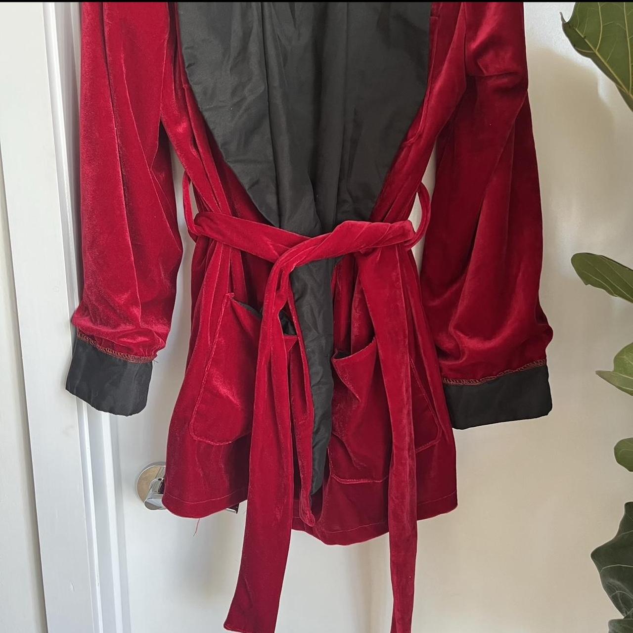 Hugh Hefner playboy red velvet smoking robe 🖤 Tag... - Depop