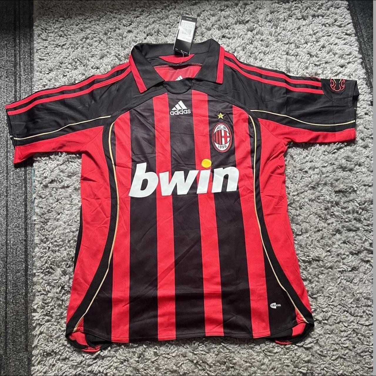 AC Milan Retro Home Kit 2006/2007 Season Hard for... - Depop