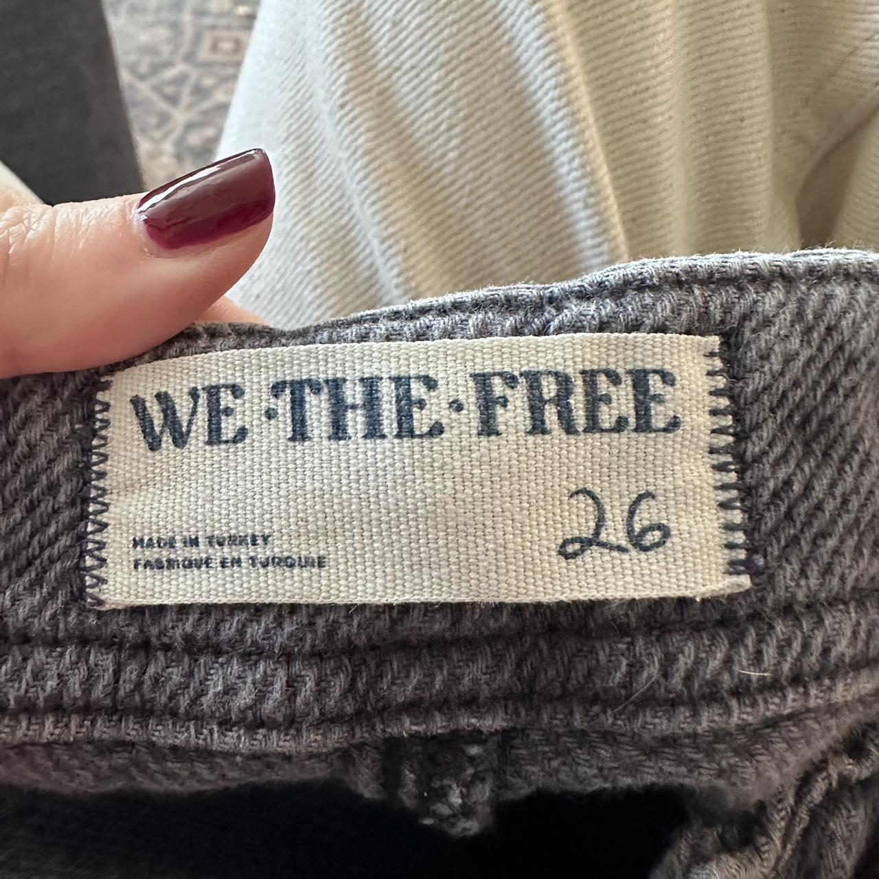 Free People We the Free Osaka Mid Rise Barrel Jeans... - Depop