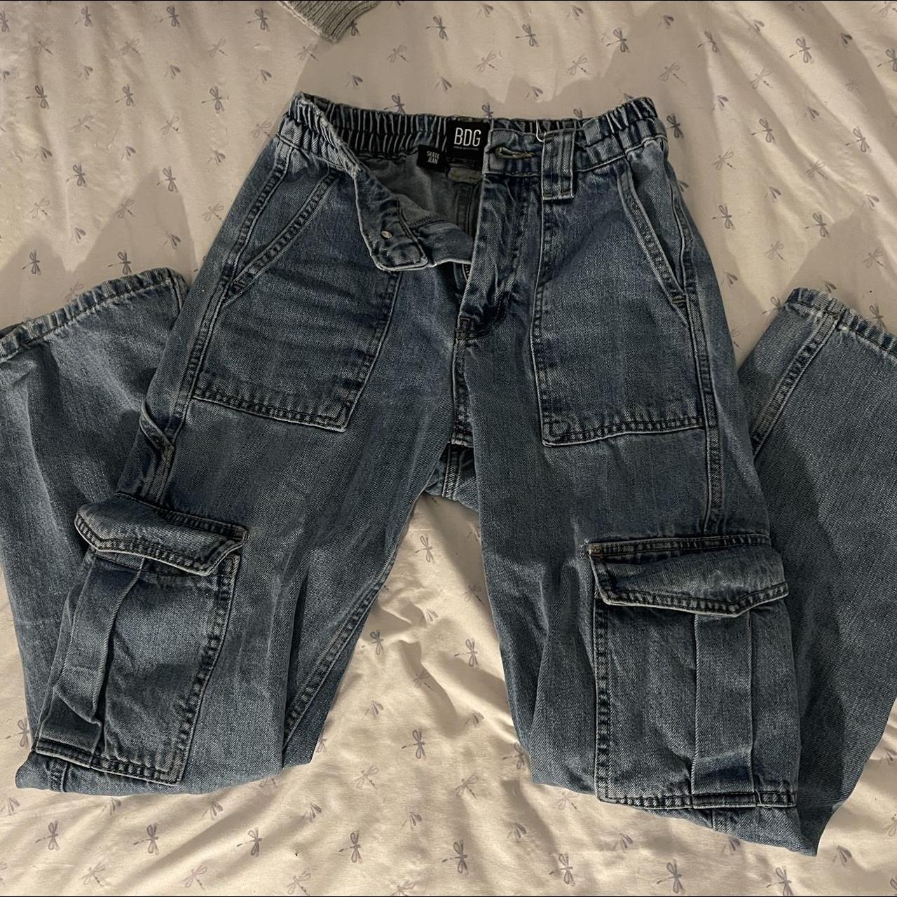 BDG denim cargo pants size 25 - Depop