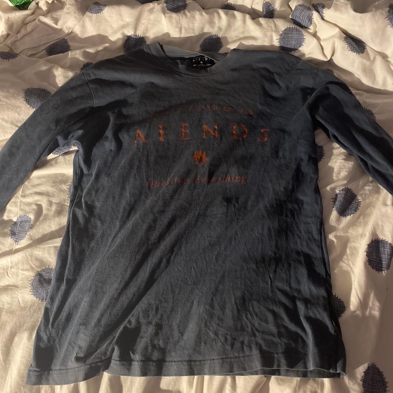 Green and red afends long sleeve very baggy - Depop