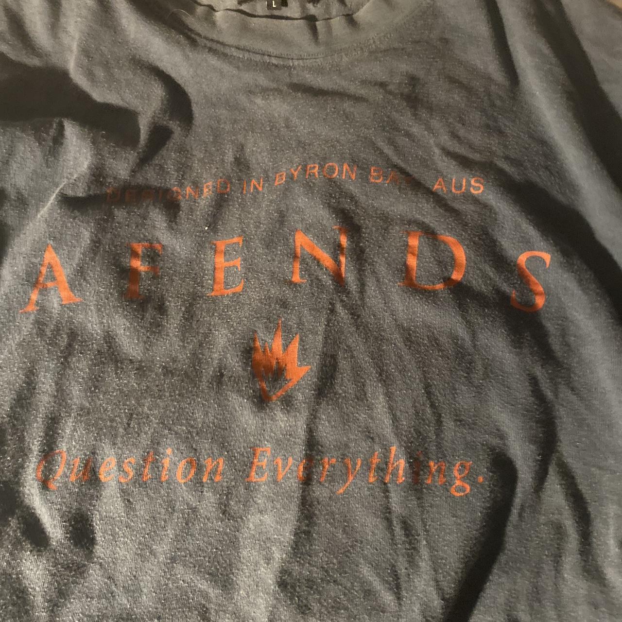 Green and red afends long sleeve very baggy - Depop