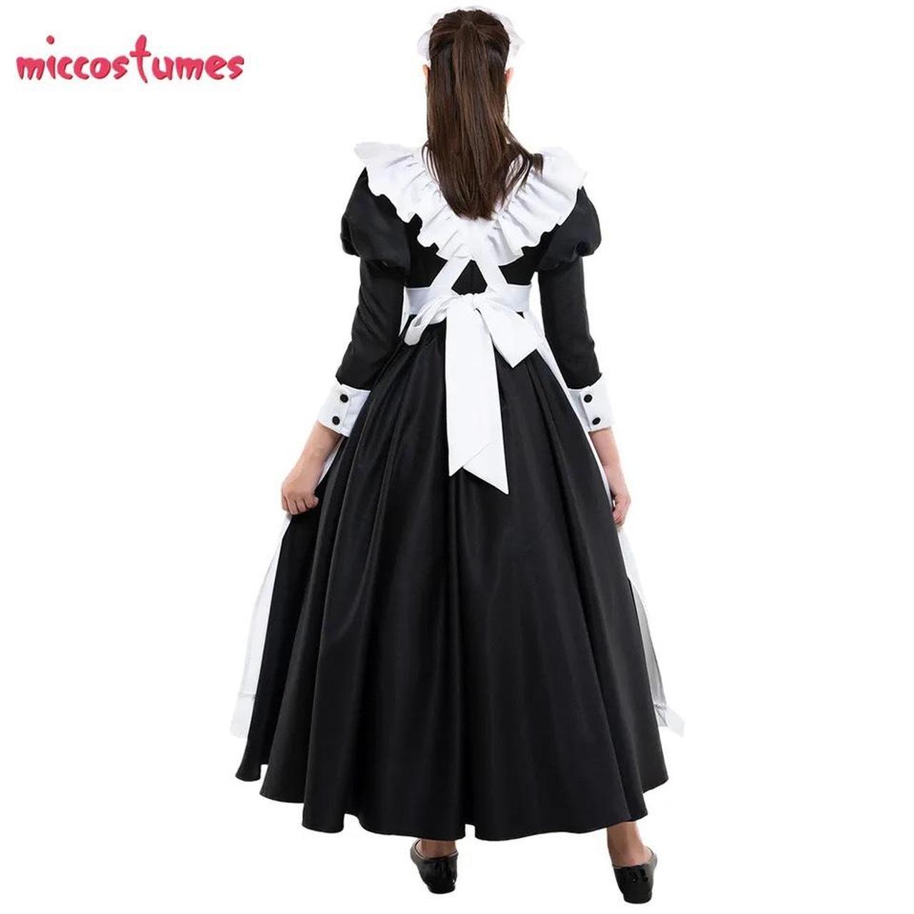 miccostumes maid dress in XL. can include red bow... - Depop