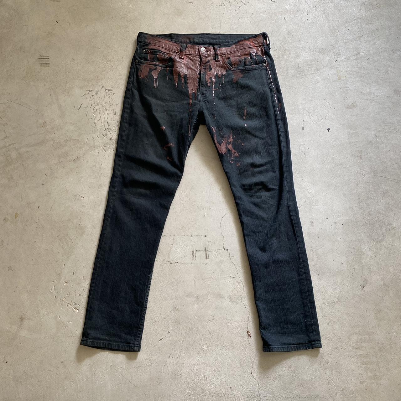 blood drip denim (jpg inspired) - Depop