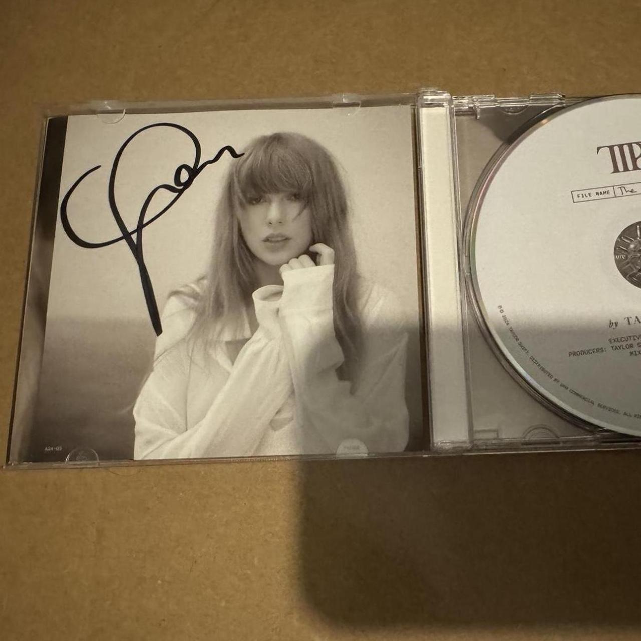 TAYLOR SWIFT TTPD CD + SIGNED INSERT! #taylorswift... - Depop