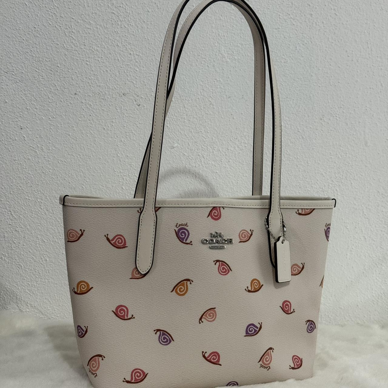 COACH SNAIL PRINT MINI CITY TOTE BAG NEW! #coach #snail | Depop