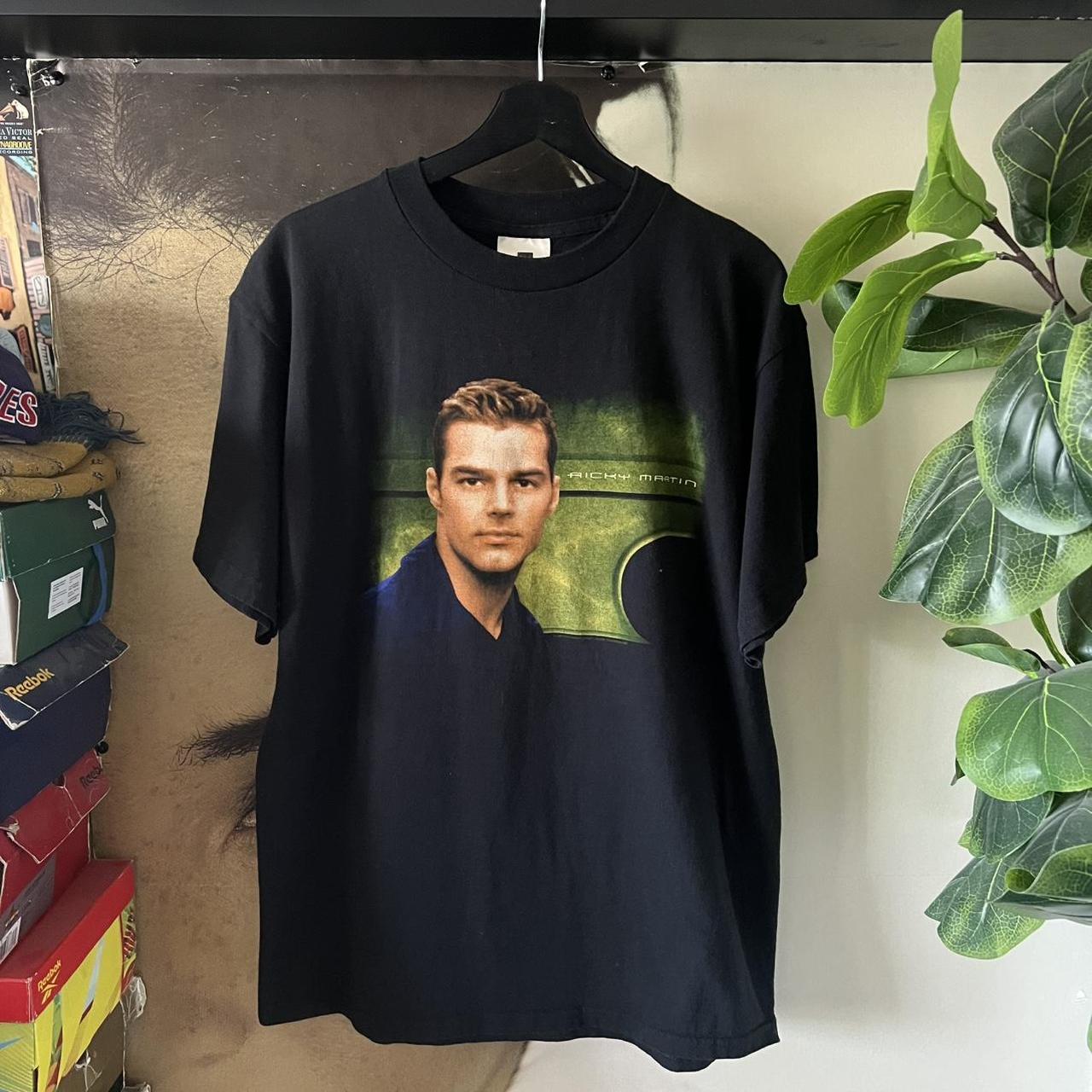 Vintage 90s Ricky Martin Tee on Winterland Tag Found... | Depop
