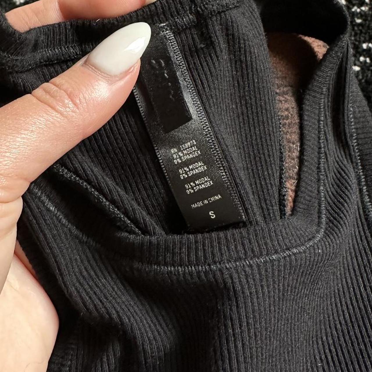 Skims Women's Black Vest | Depop