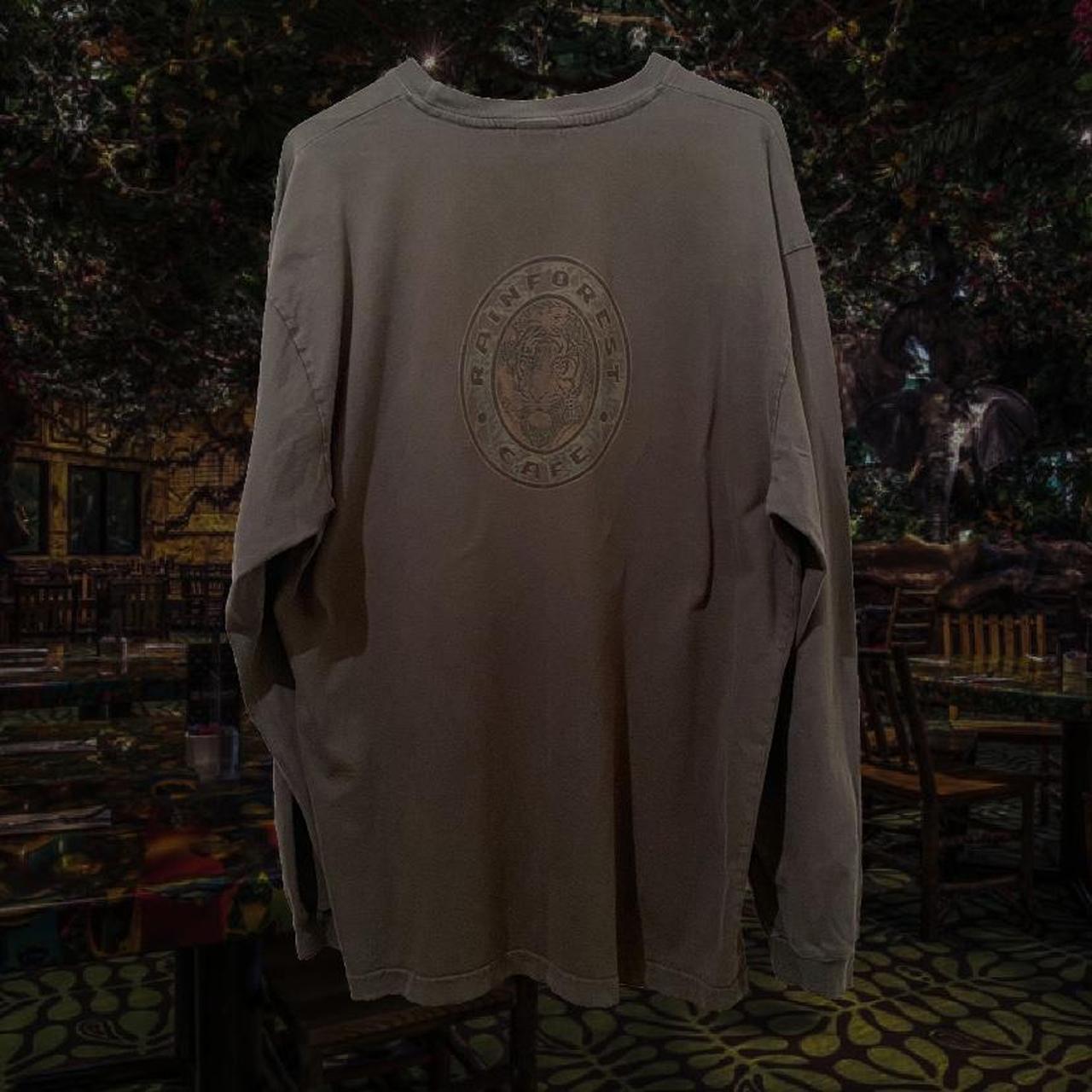 Vintage Rainforest Cafe Long Sleeve Shirt Sz-Mens X... - Depop