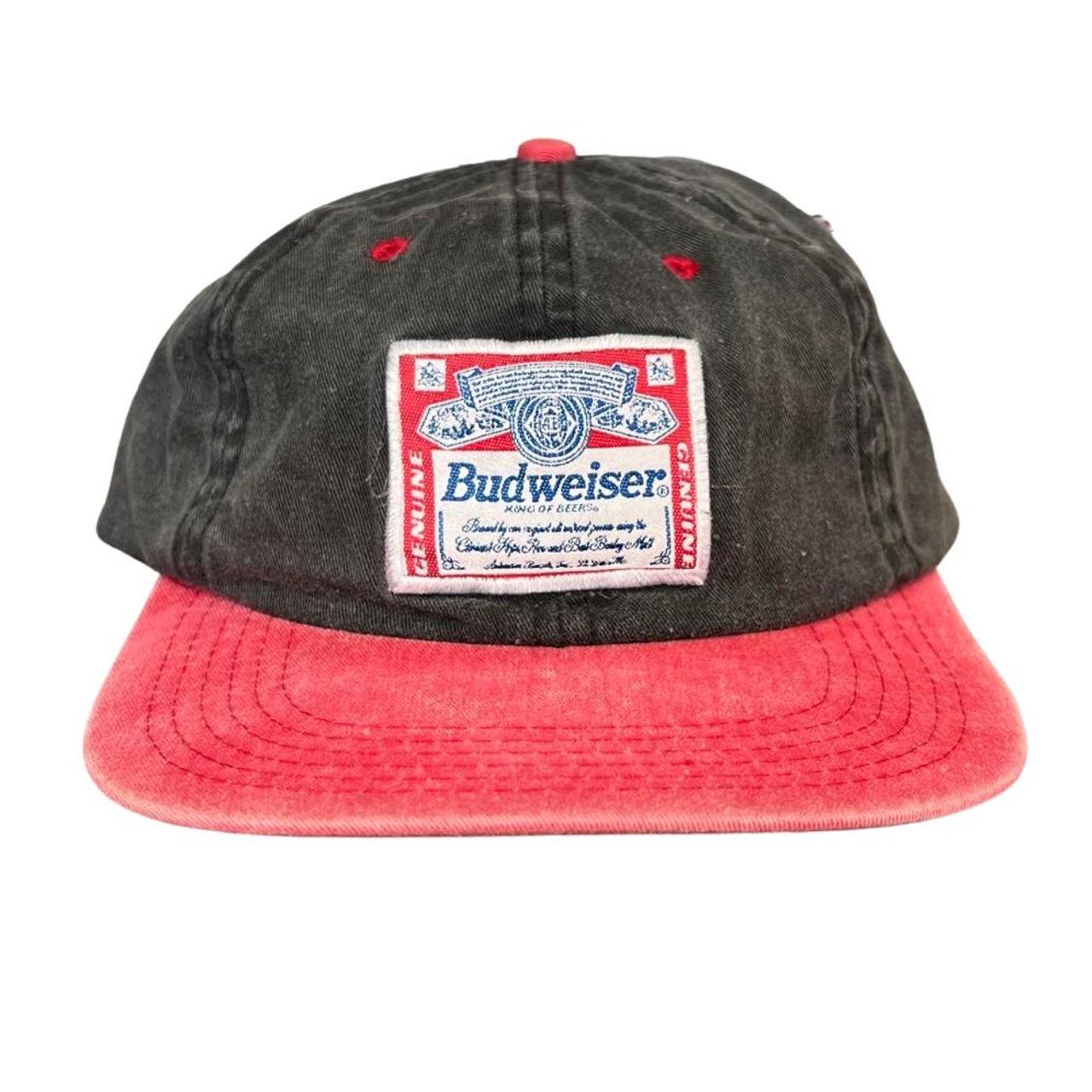 Vintage Budweiser Snapback Classic Bud... - Depop