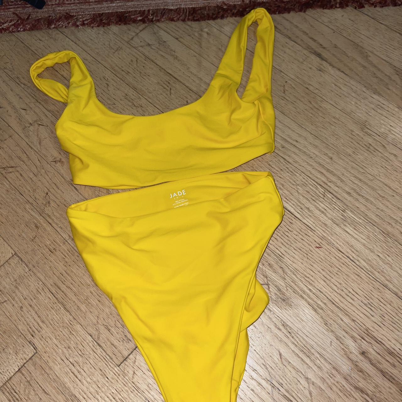 Jade swim yellow two piece - Depop