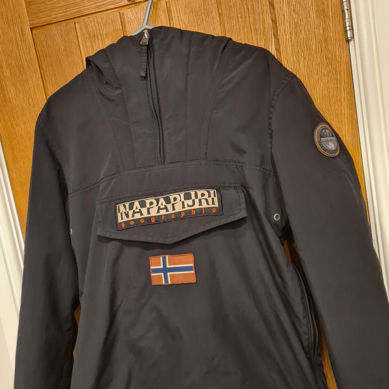 Napapijri Men's Rainforest Winter Pullover Jacket In... - Depop