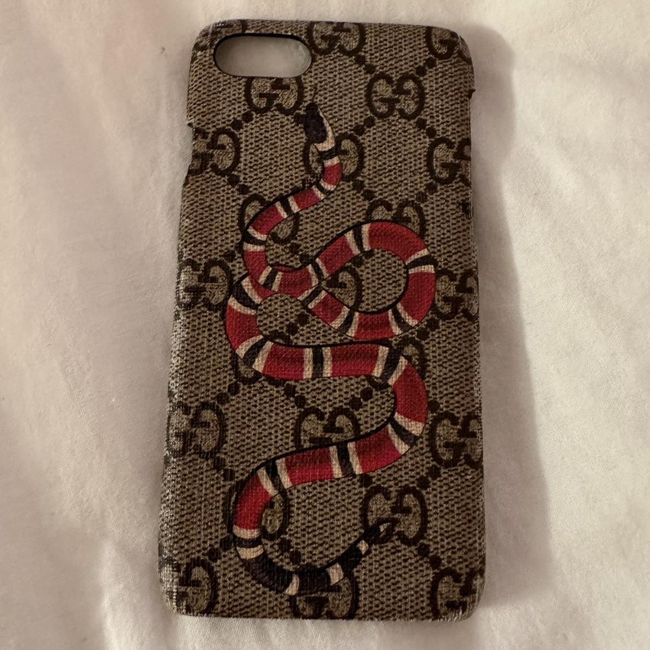 Authentic Gucci king snake case for iPhone 7, 8,... - Depop