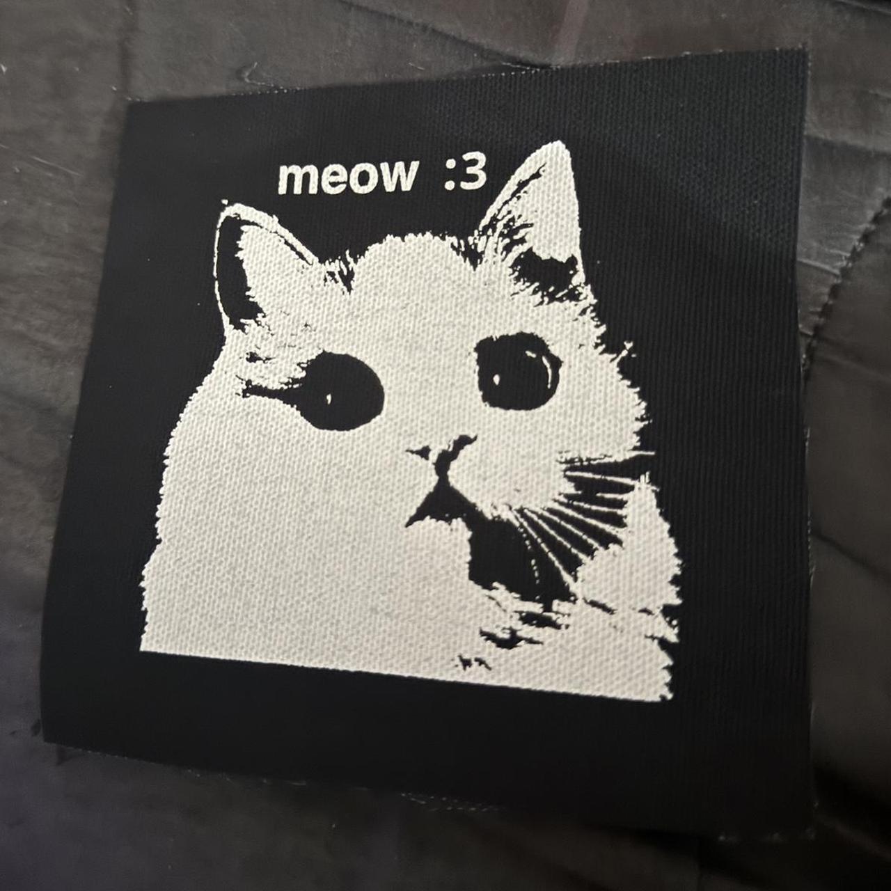 Kitty cat meow :3 patch, brand new! #cat... | Depop