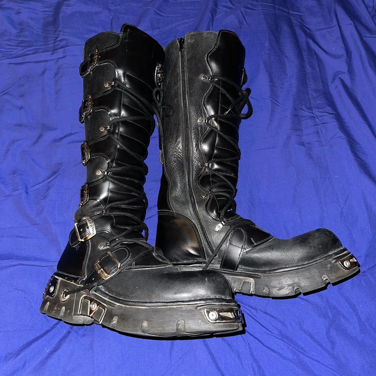 Extremely Rare Newrock Boots Size EU 45 These... - Depop