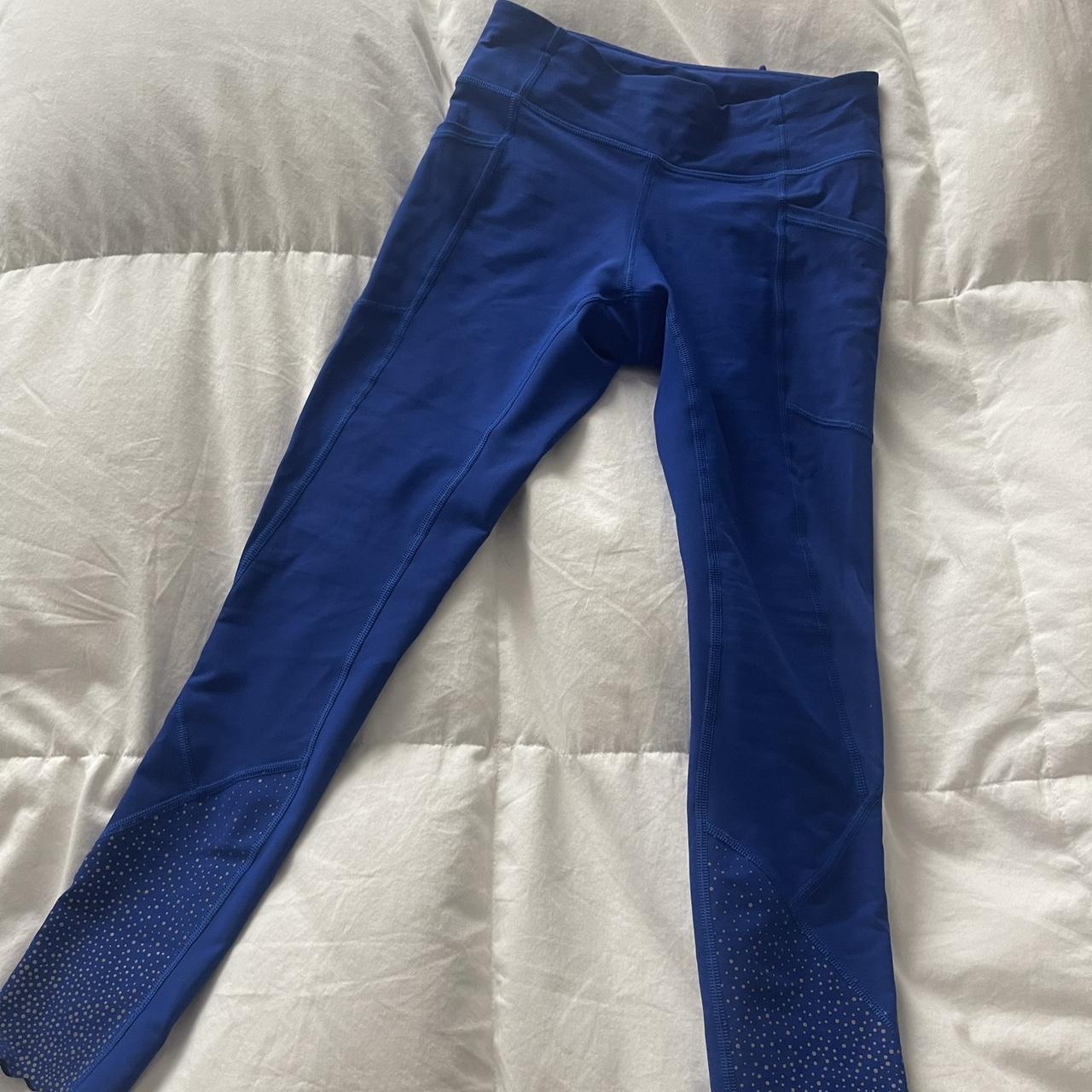 Cobalt Blue Lululemon Leggings Not sure what style... - Depop