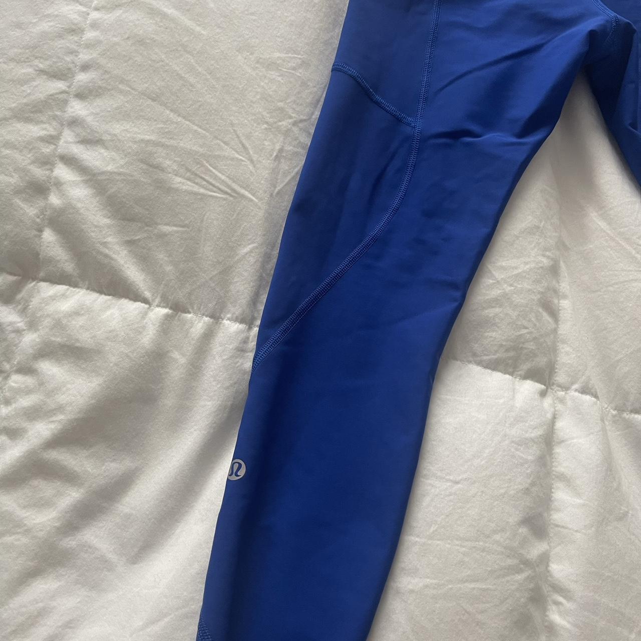 Cobalt Blue Lululemon Leggings Not sure what style... - Depop