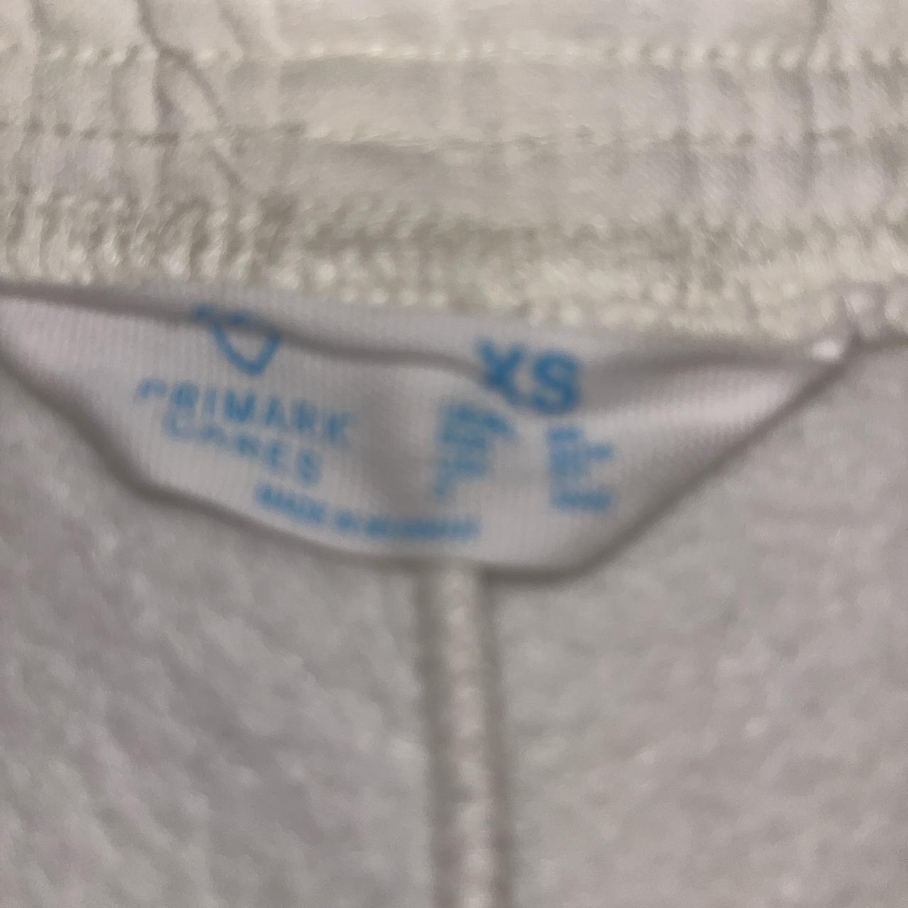 Primark white/cream joggers Xs - Depop