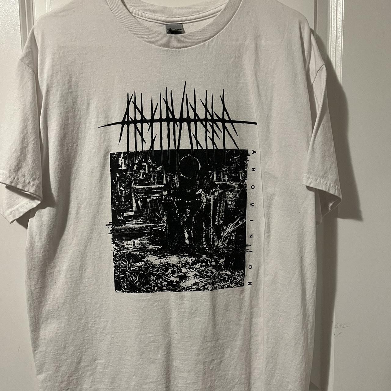 Abstracter band shirt, Abominion album, never-worn,... - Depop