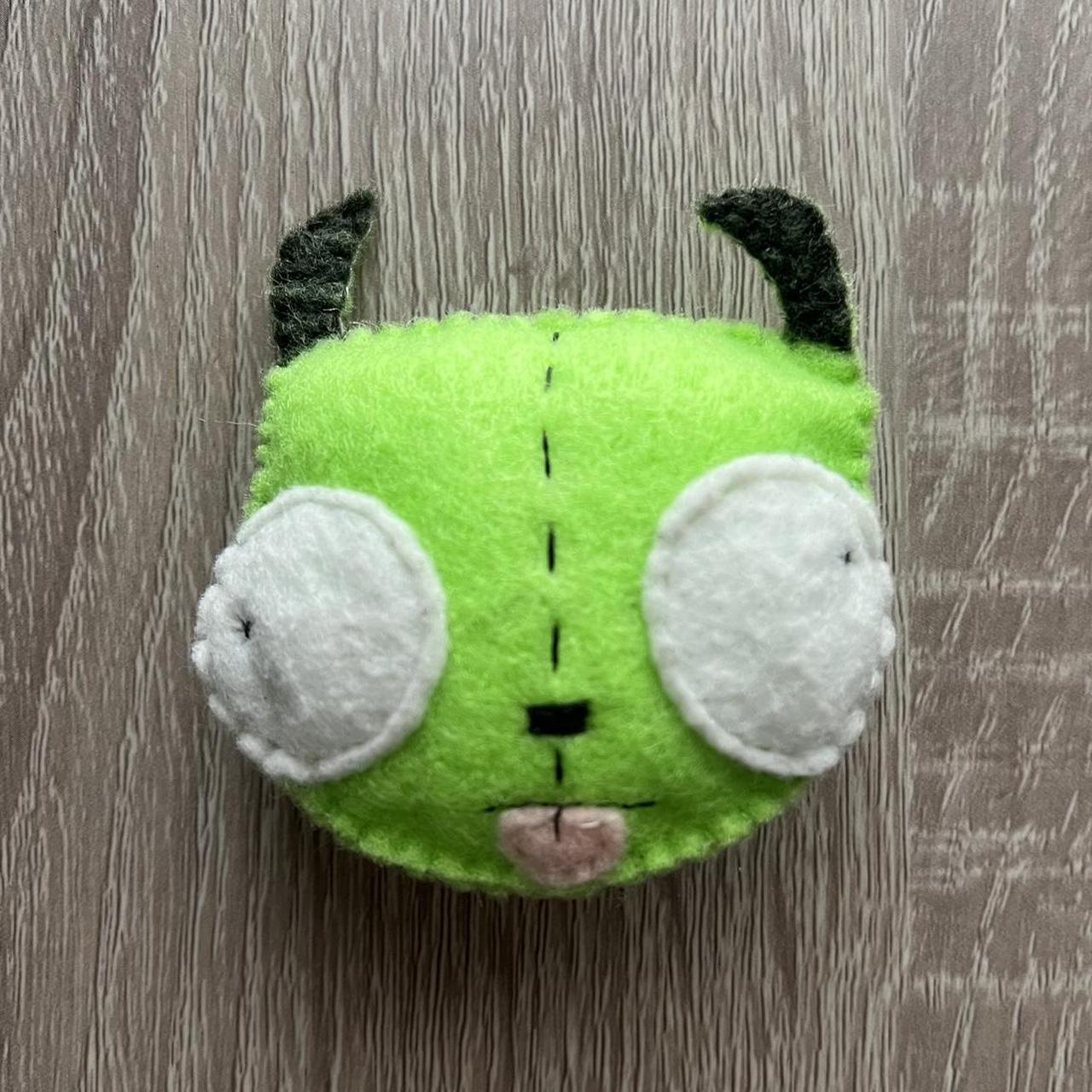 Invader Zim Gir Pin ⭐️handmade felt keychain... - Depop