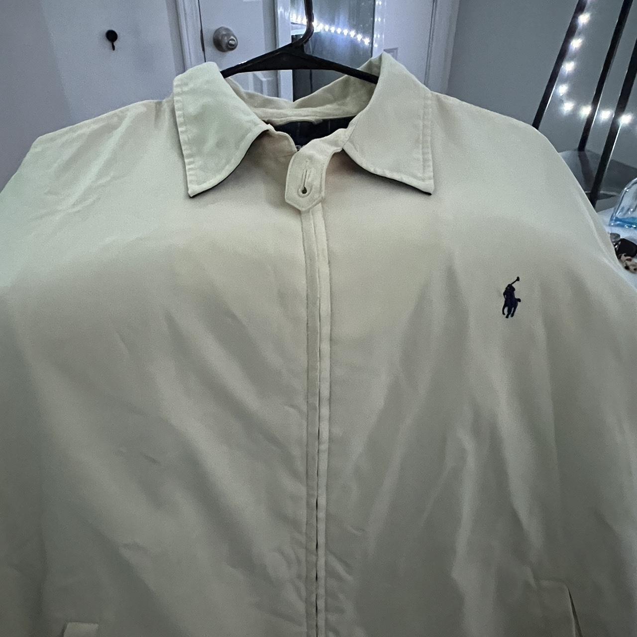 Polo Ralph Lauren Jacket (yellow, cream) In great... | Depop
