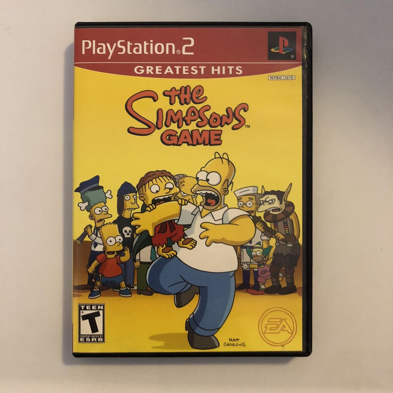 The Simpsons game for PS2 Excellent condition NO... - Depop