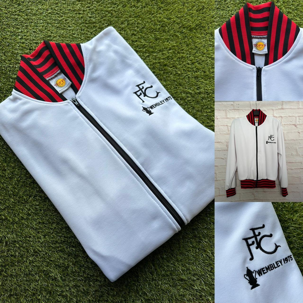 Fulham Retro Tracksuit Top, Size Medium - 24” pit... - Depop