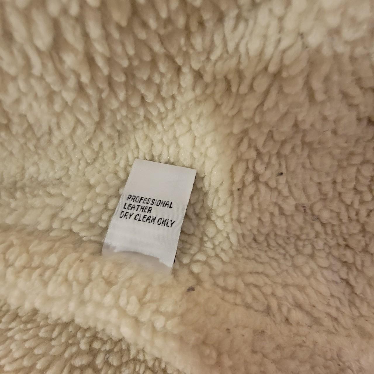 Vintage Y2k Bullhead Sherpa Lined Leather Button Up... | Depop