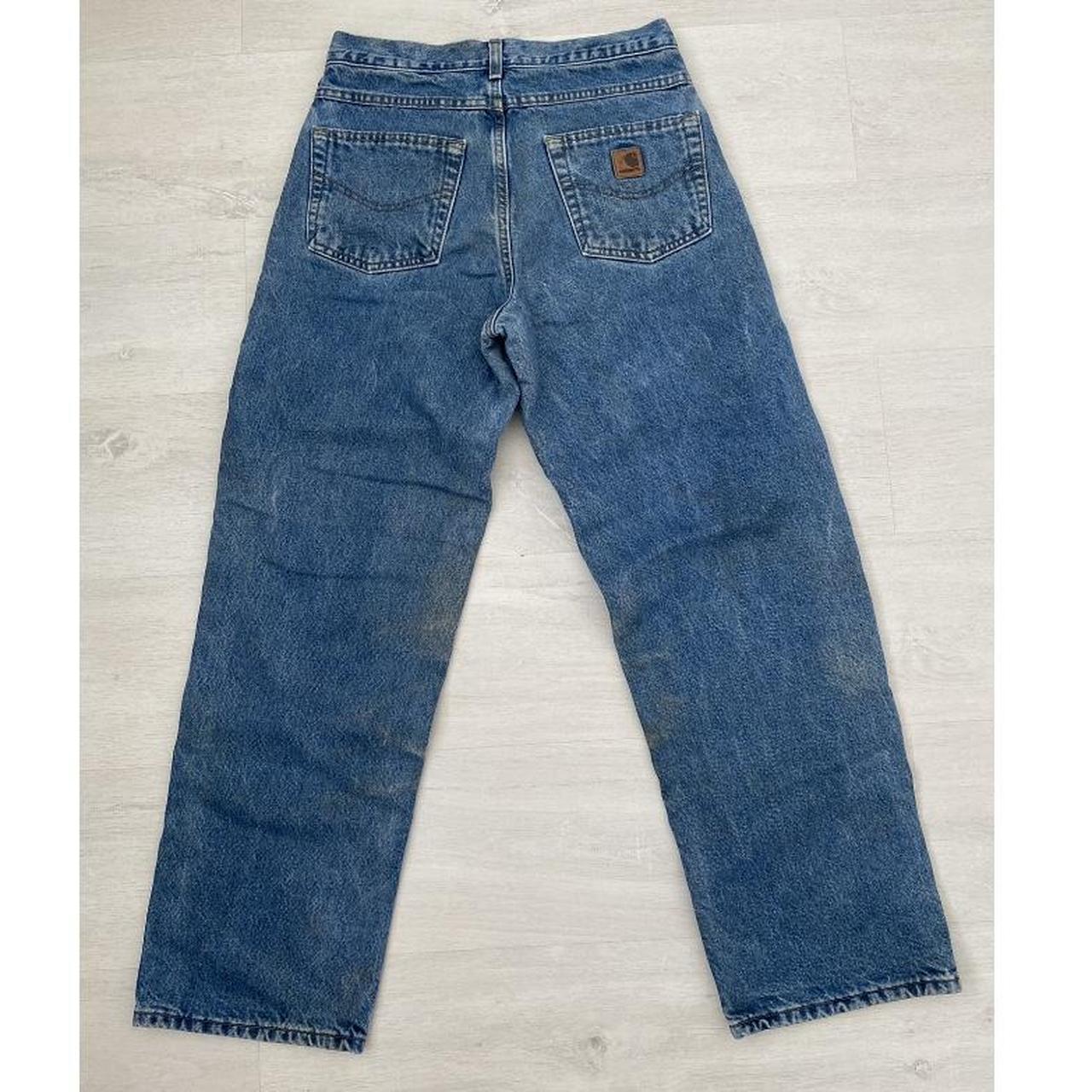 Carhartt Carpenter Jeans Blue W30 L30 Label Size:... - Depop