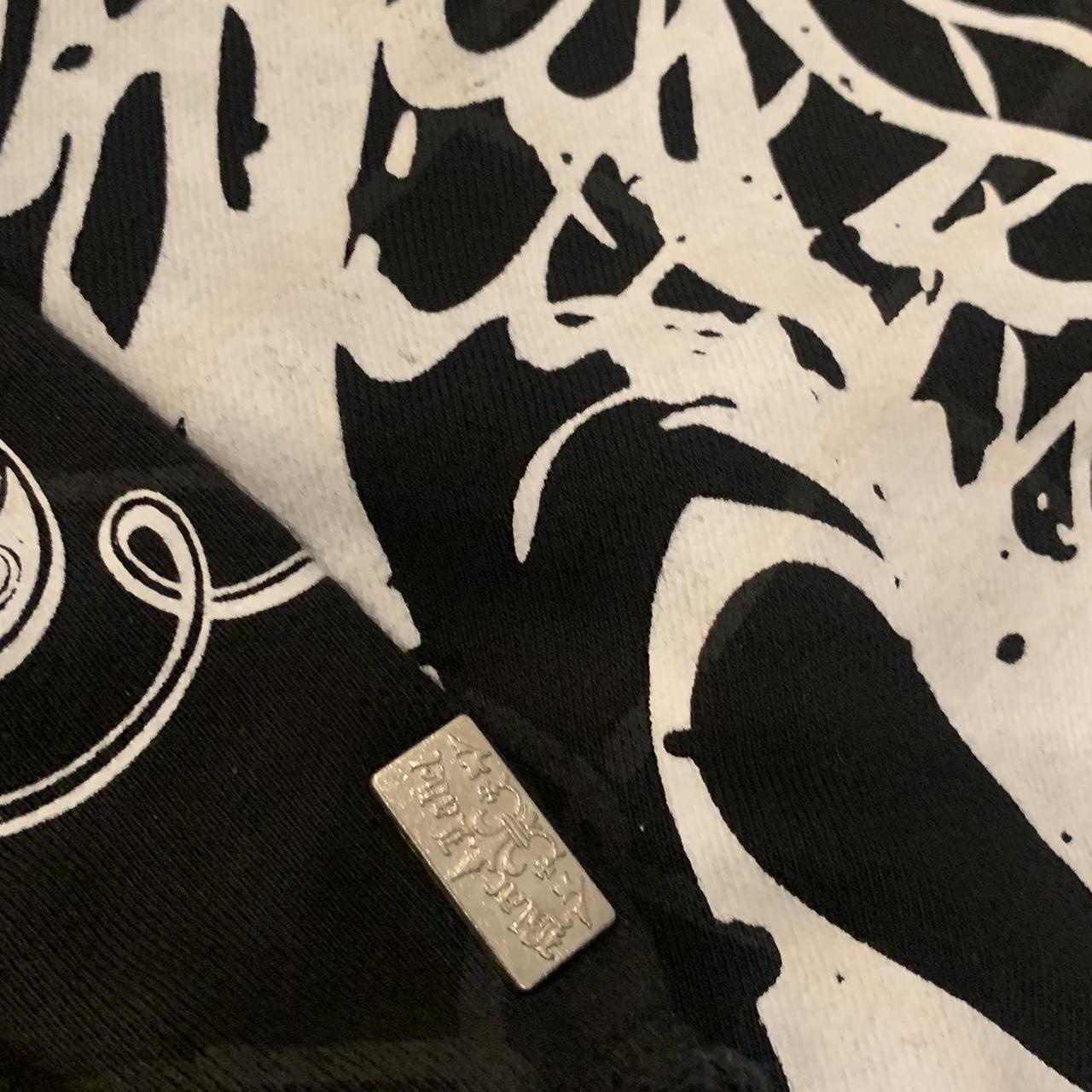 4XL Black Label Grunge Opium Affliction Style Zip Up... - Depop