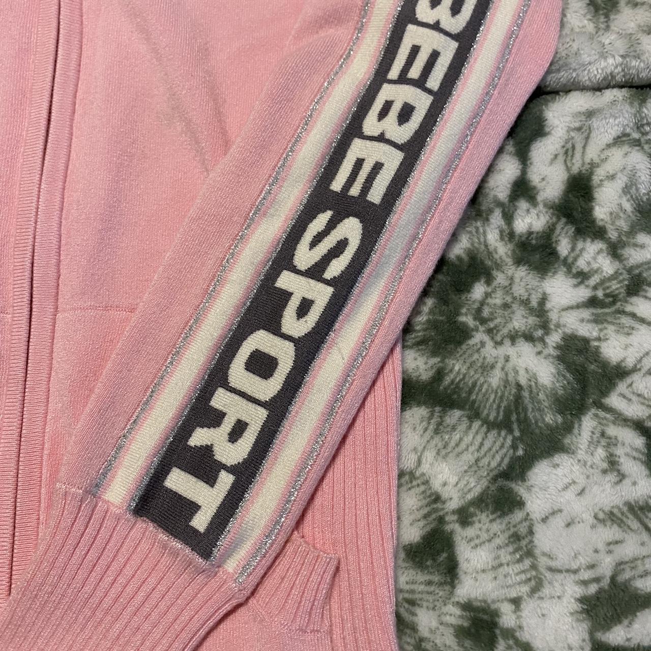 Super cute pink bebe sport sweater. In good... - Depop